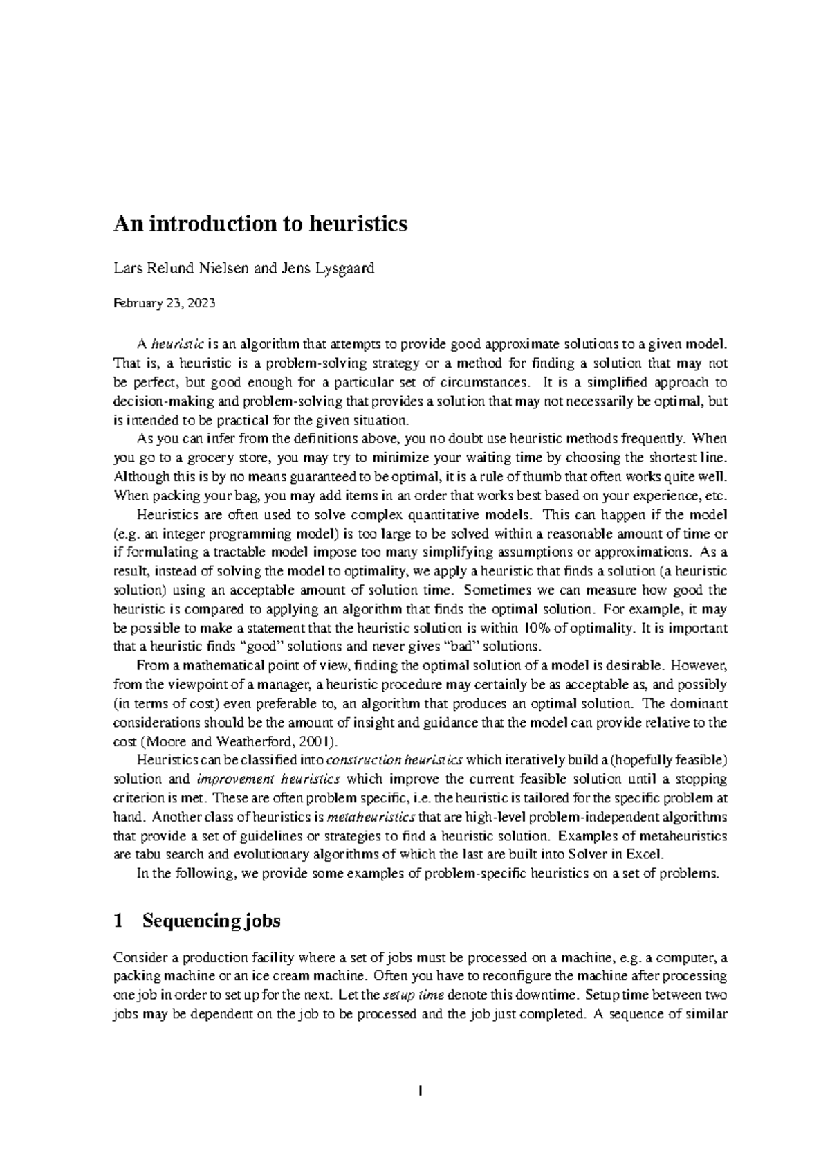 Heuristics - Copy - heuristik - An introduction to heuristics Lars ...