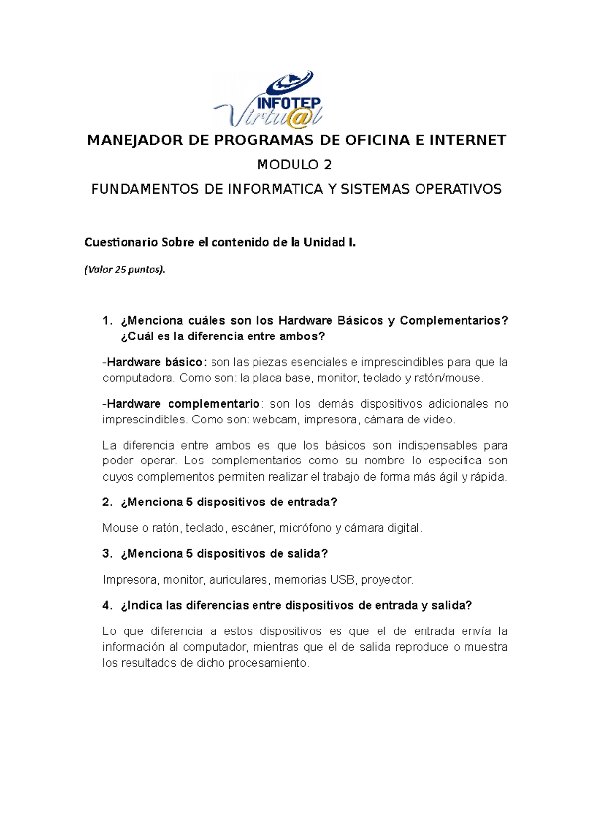 Actividad 2 del Módulo 1. Informatica Aplicada Evelin Hernandez Eva - MEJADOR DE INFROMTICA ...