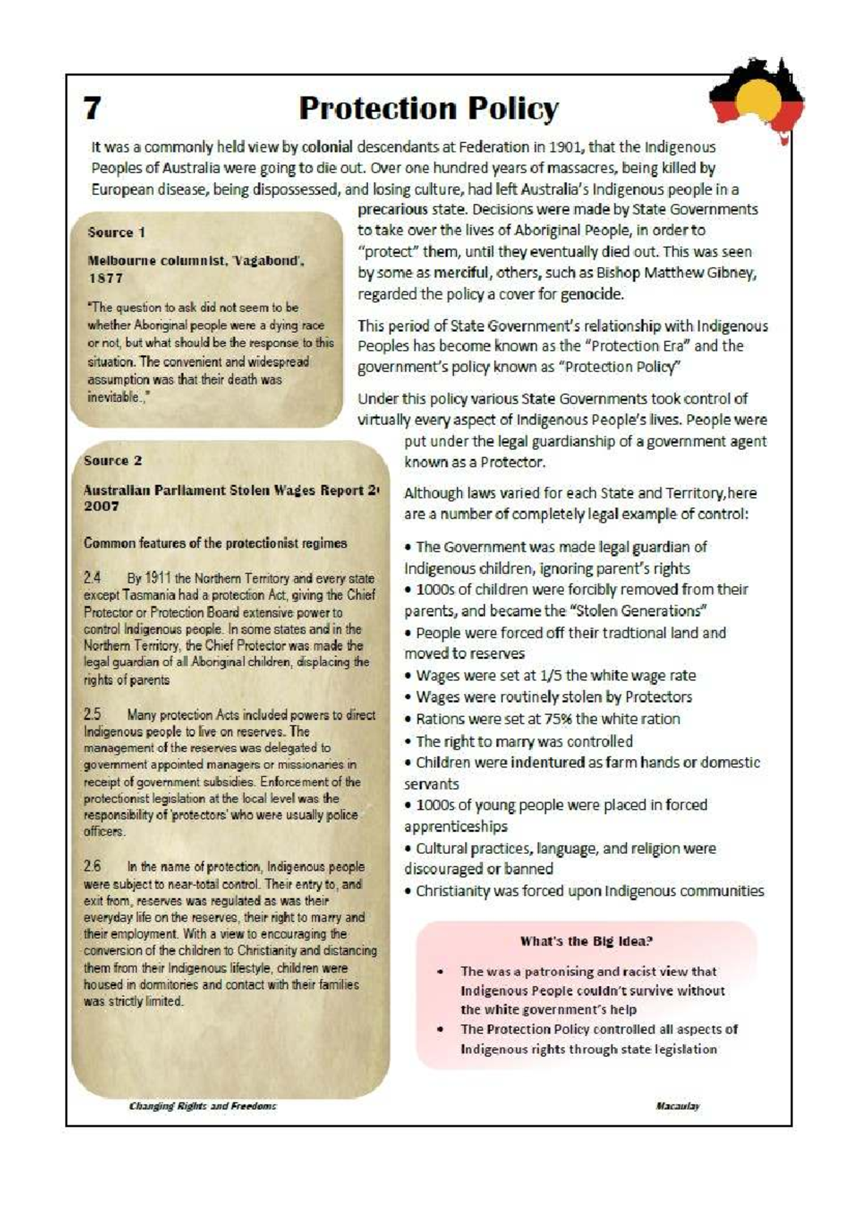 07. Protection Policies: Historical Overview and Impact on Indigenous ...