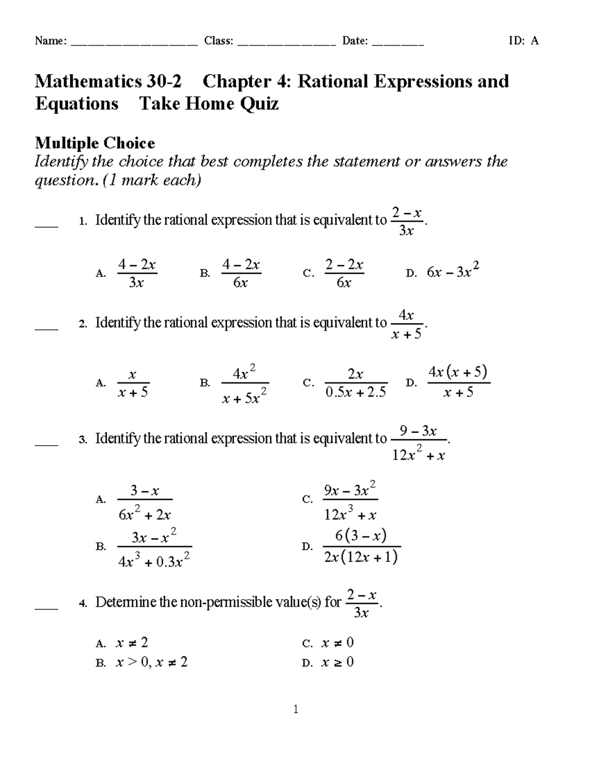 Rational%20Expressions%20Review%20Package%20with%20ans%20(omit 3,15 and ...