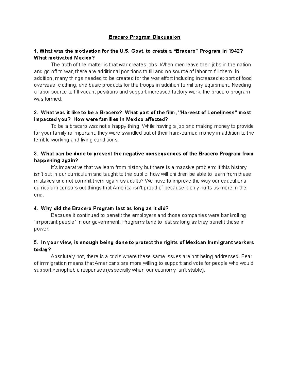 11 - Bracero Program Analysis: Historical Impact & Lessons Learned ...