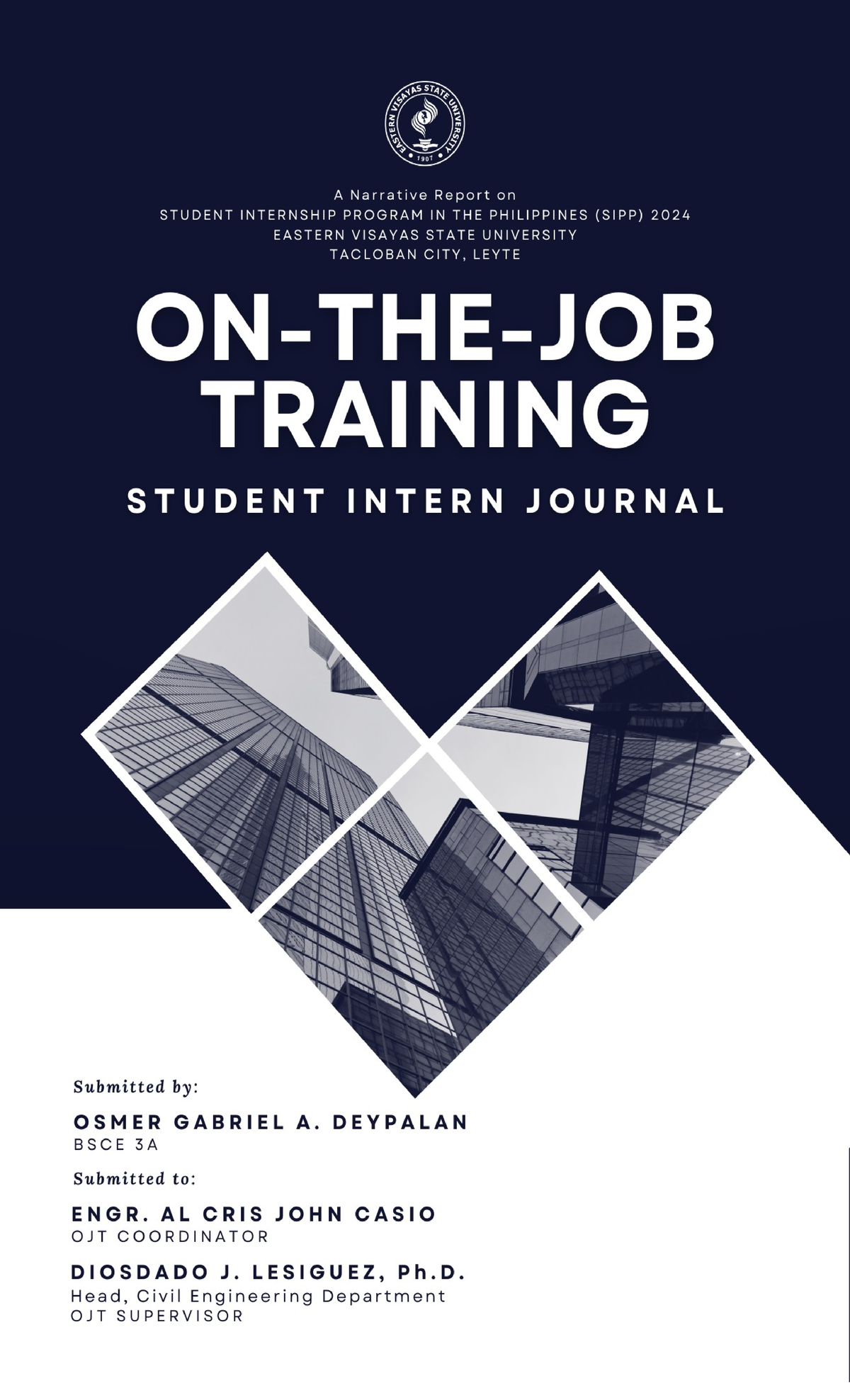 OJT Journal: Insights from On-the-Job Training Experience - Studocu
