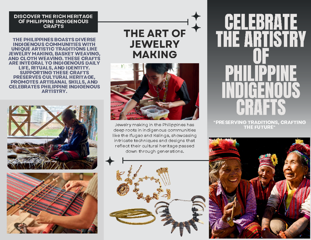 Ahbrochure - Nice one - CELEBRATE THE ARTISTRY OF PHILIPPINE INDIGENOUS ...