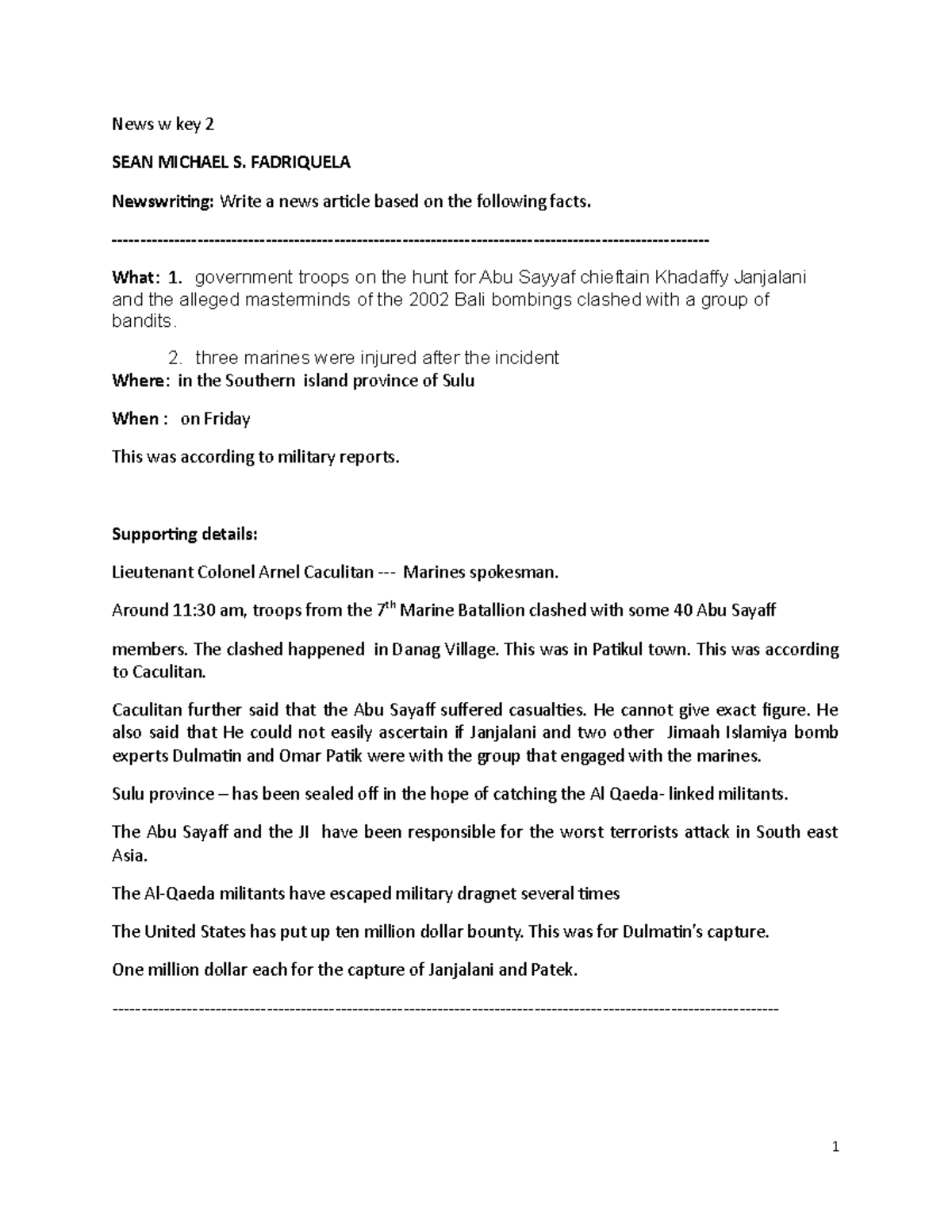 291425592 News Writing Exercises: A Comprehensive Guide - Studocu