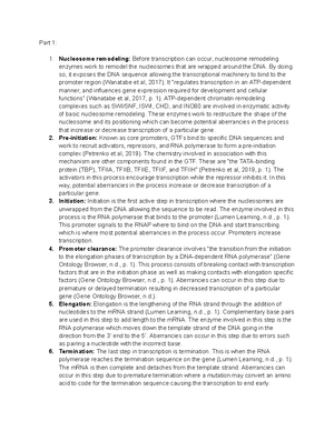 [Solved] The denaturing opening of the DNA duplex for transcription ...