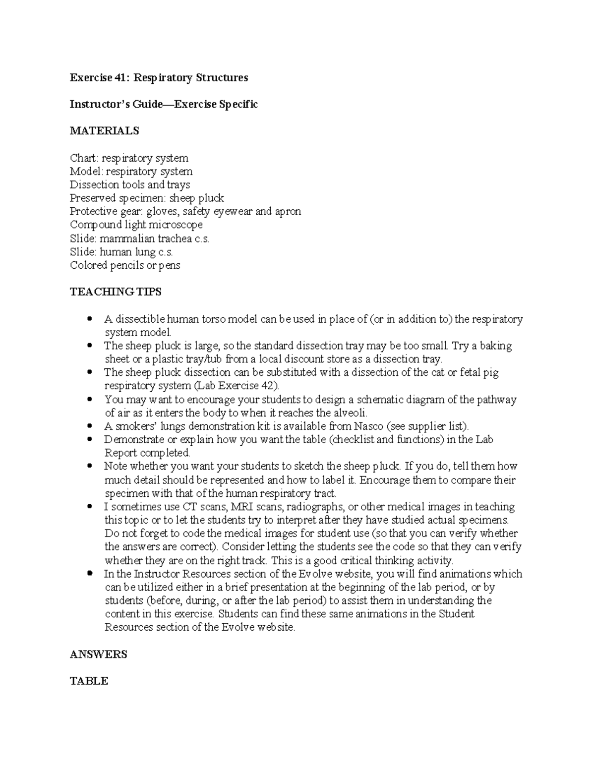 Exercise 41 - notes containing reviewers and some study tips - Exercise ...