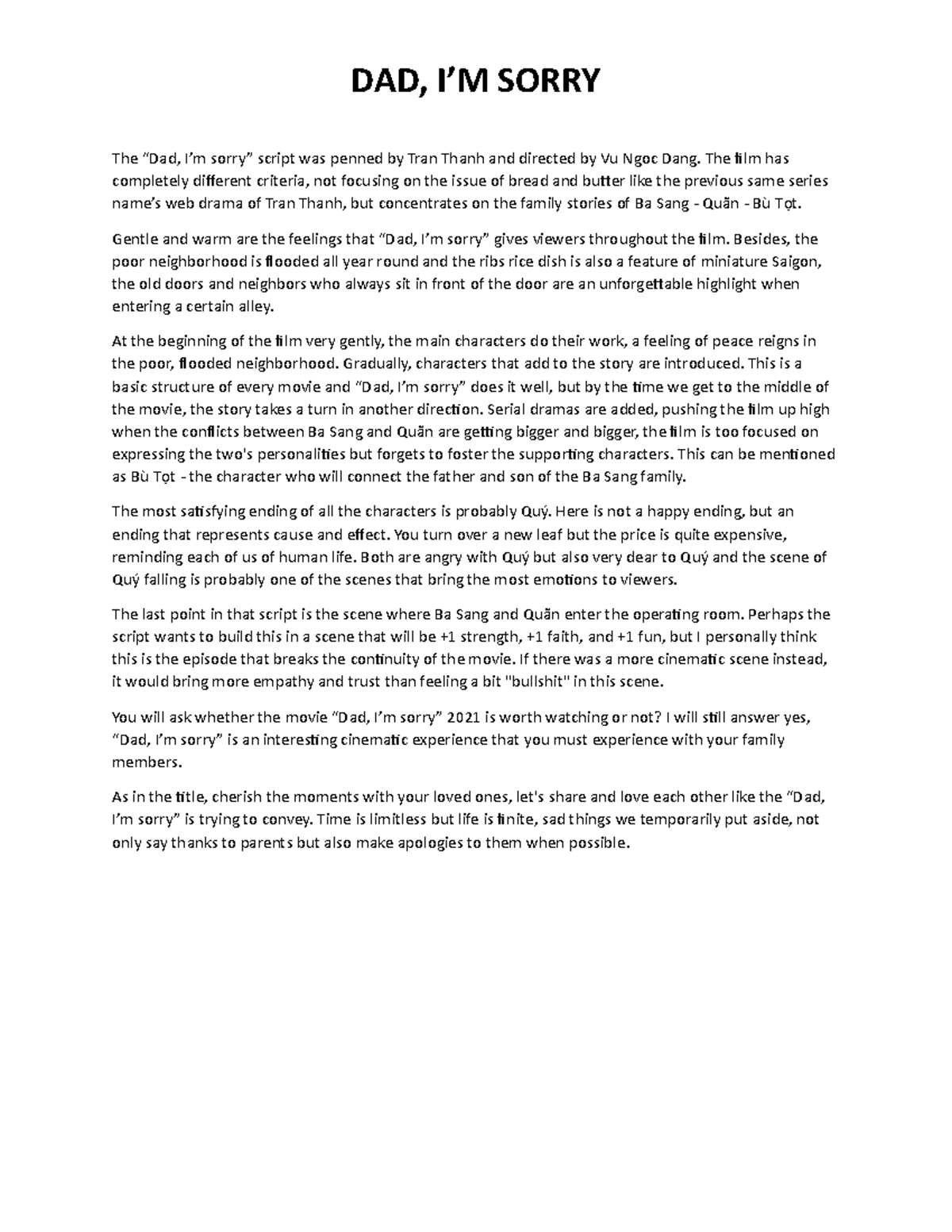 Dad,I'm sorry - dfgdfgfd - DAD, I’M SORRY The “Dad, I’m sorry” script ...