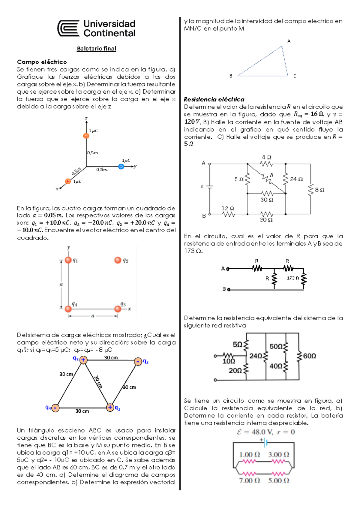 teoría electromagnética física 2 consolidado numero 2(ejercicios ...