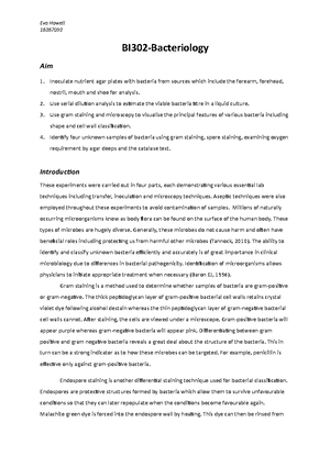 Simple Staining - Lab report - Simple Staining Written by: Kathleen ...