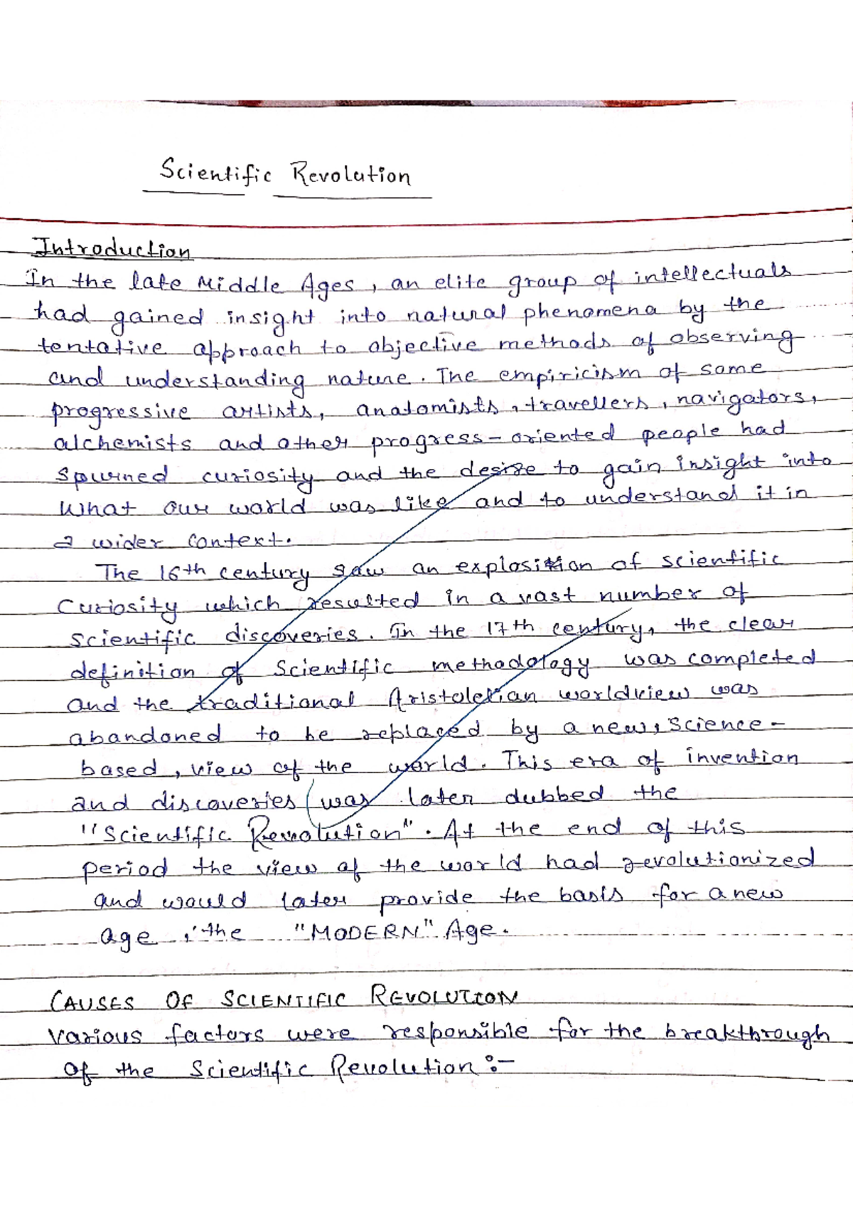 The_Scientific_Revolution - BA (Hons.) History - Studocu