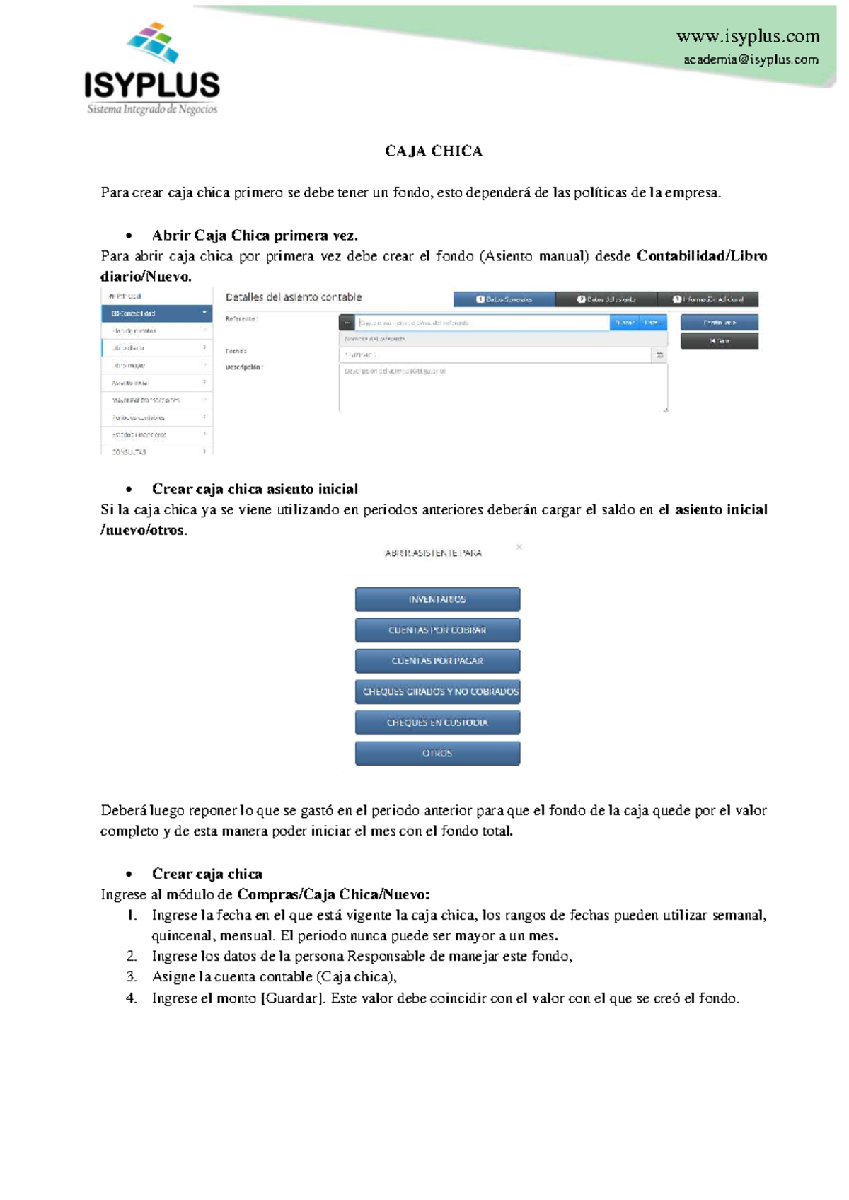 Caja Chica: Guía para la Creación y Manejo - Tutoria - Studocu