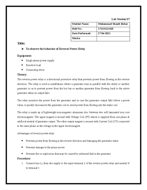 Template for Open Ended Lab - Open Ended Laboratory Course Title (code ...