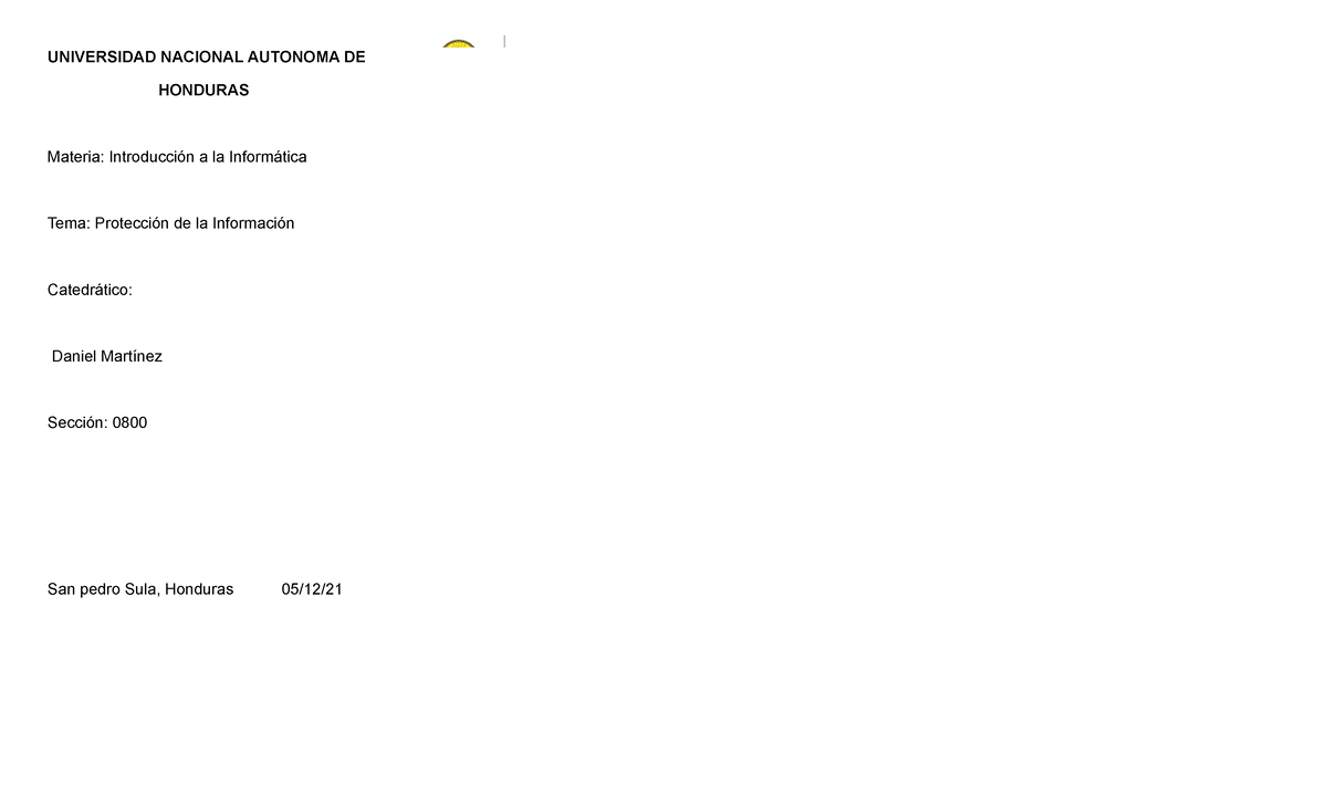 Ensayo Introduccion A la Informatica - UNIVERSIDAD NACIONAL AUTONOMA DE ...