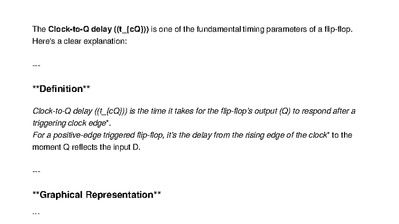 Delay Timing Parameters in Sequential Circuits (Course Code: Kome-text ...