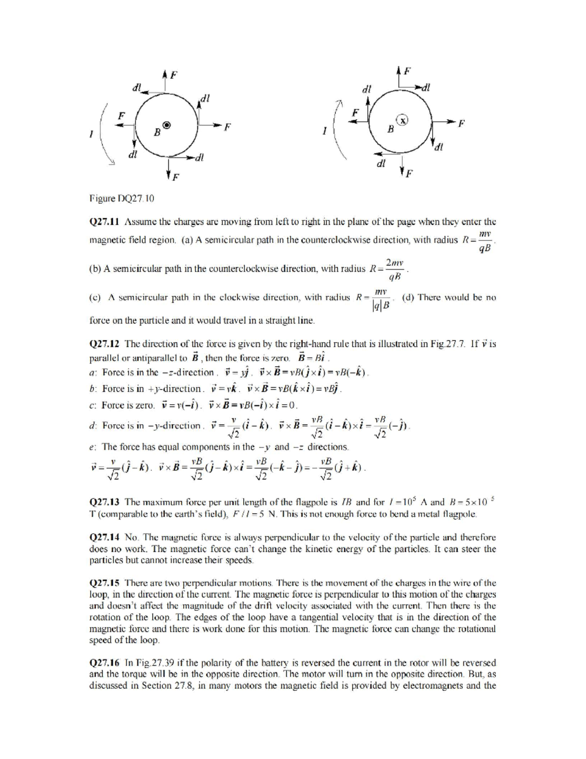 University Physics (15th Ed) - Solutions for Discussion Questions - Studocu