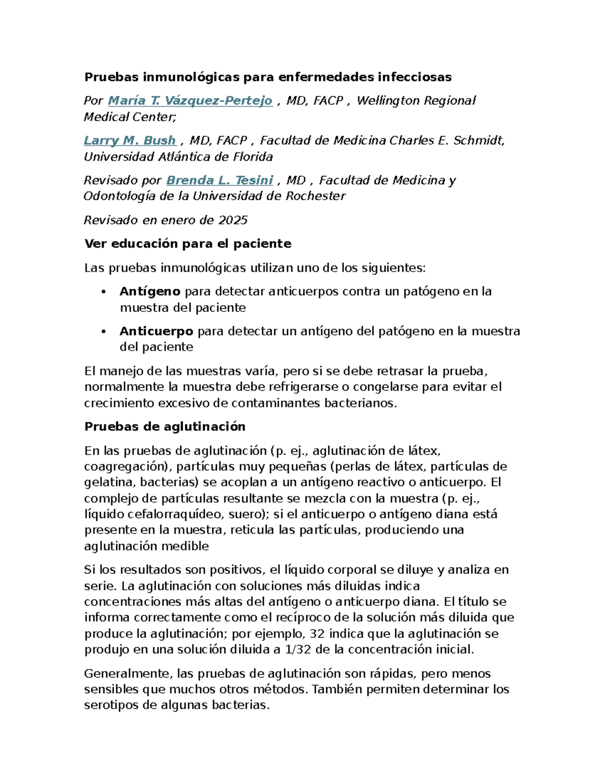 Pruebas Inmunológicas para Enfermedades Infecciosas - Guía Completa ...