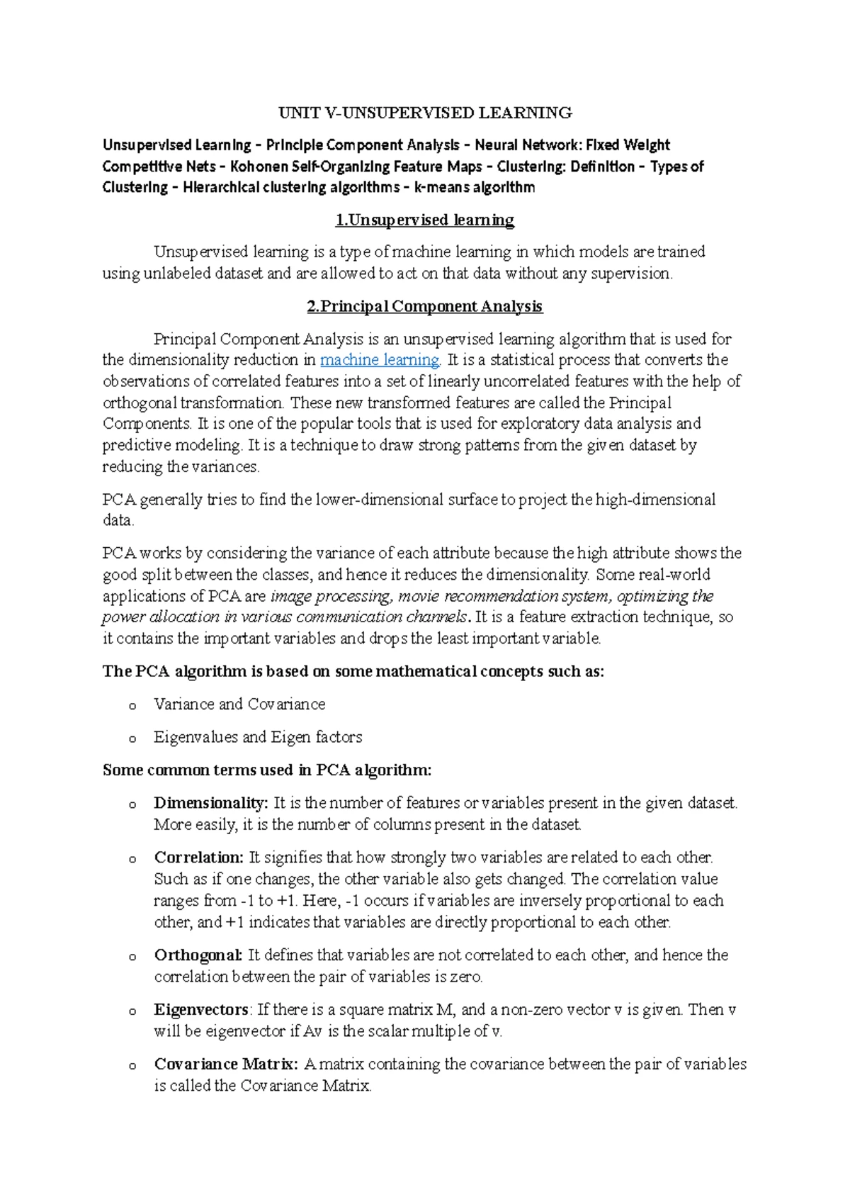 UNIT III: Unfolding Graphs in Recurrent Neural Networks (RNN) - Studocu