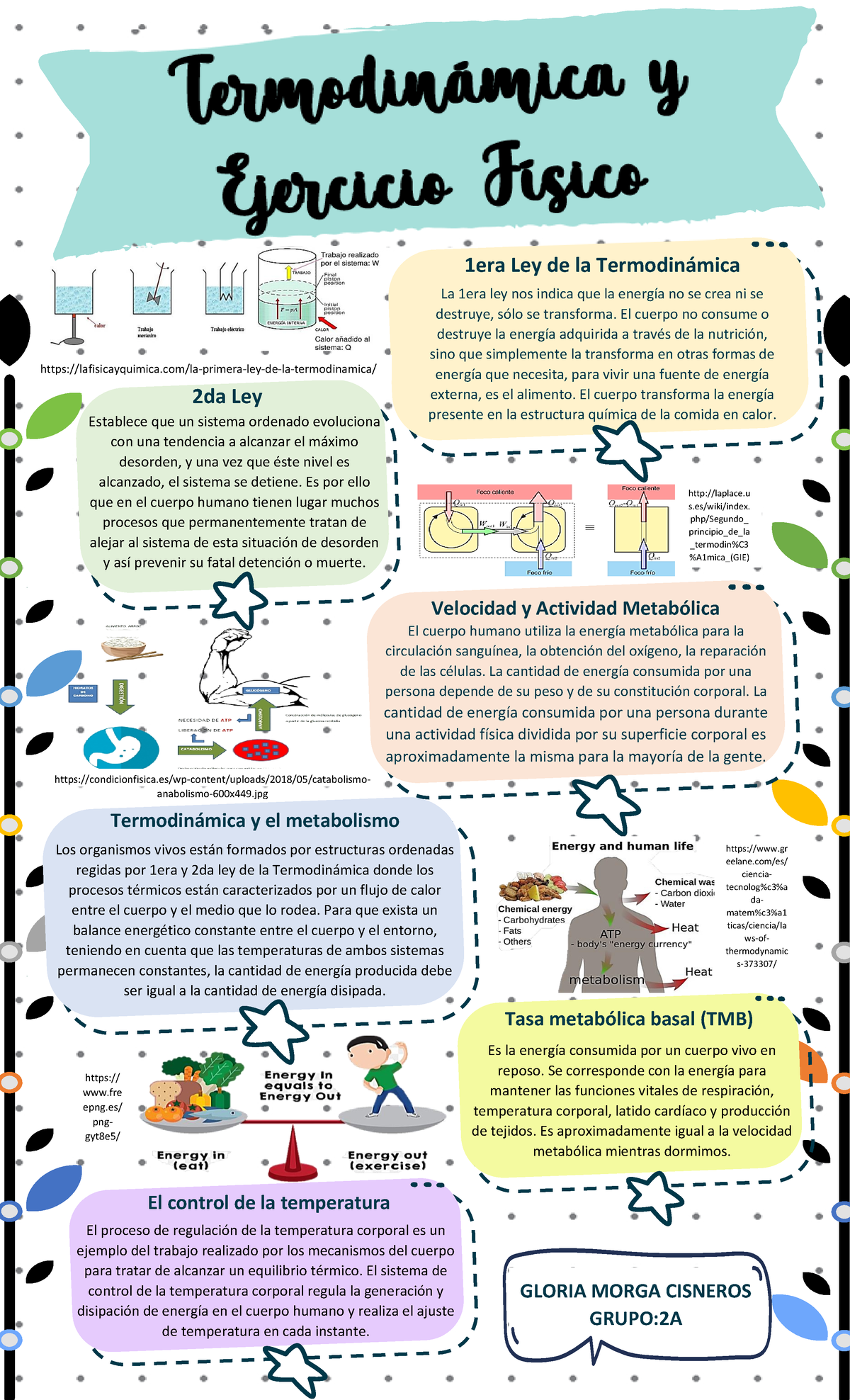 Actividad Individual - Infografía sobre las Leyes de la Termodinámica ...
