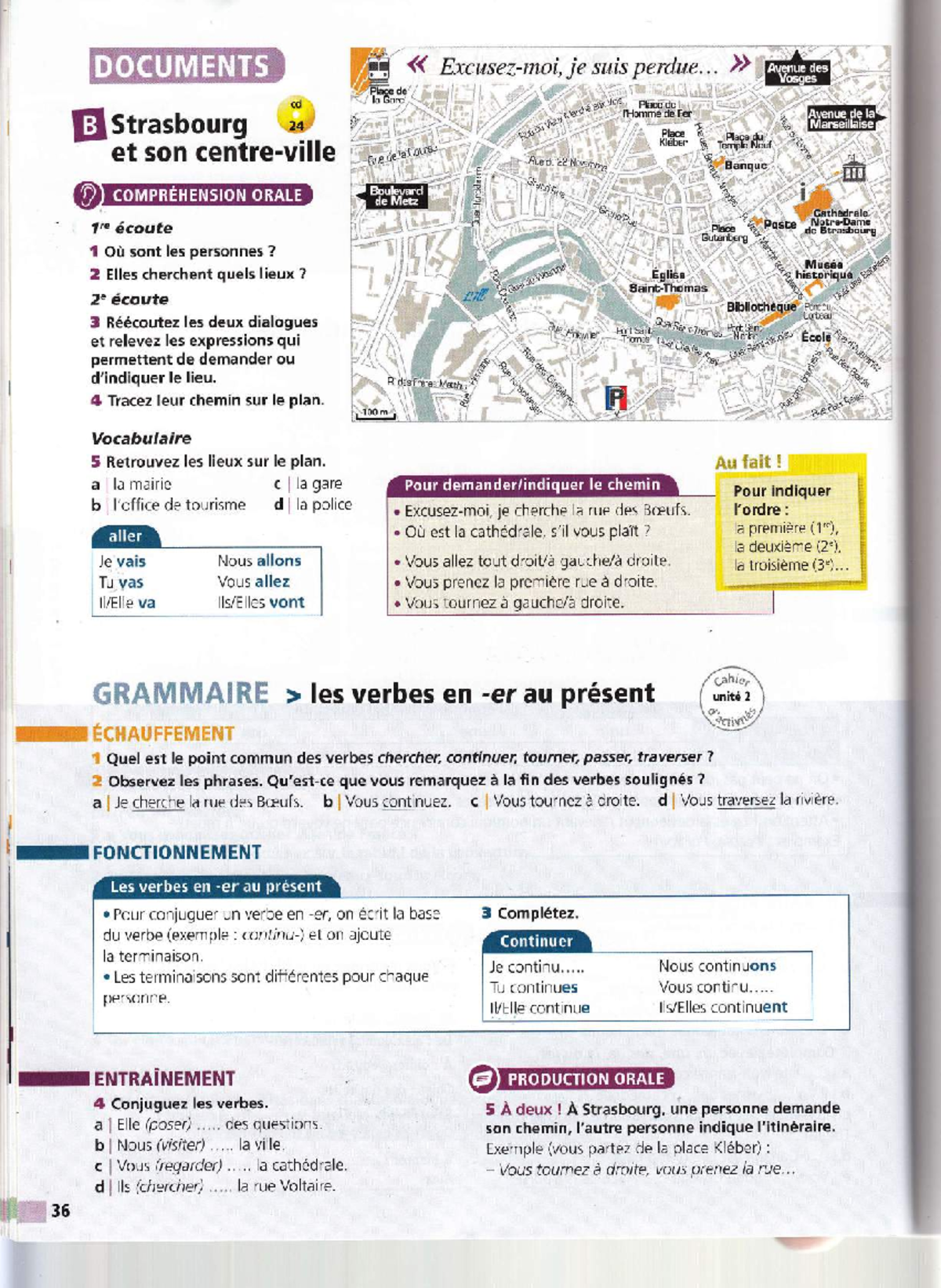 Leçon 10 : Devoir à la maison - Indiquer le chemin et les lieux - Studocu