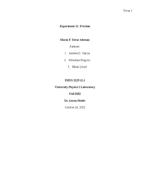 Lab 4 - Forces and Motion PHYS 1115 - INSTRUCTIONS: (1) Download this ...