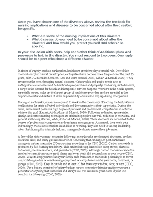 8...Week 8 Family Disaster Plan Scenario - APA 7th Edition Example ...