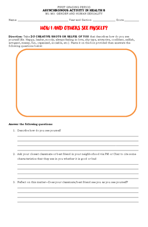Mapeh - FOR SUMMARIES - MAPEH FEB 14 3: Examples of Common Conditions 1 ...