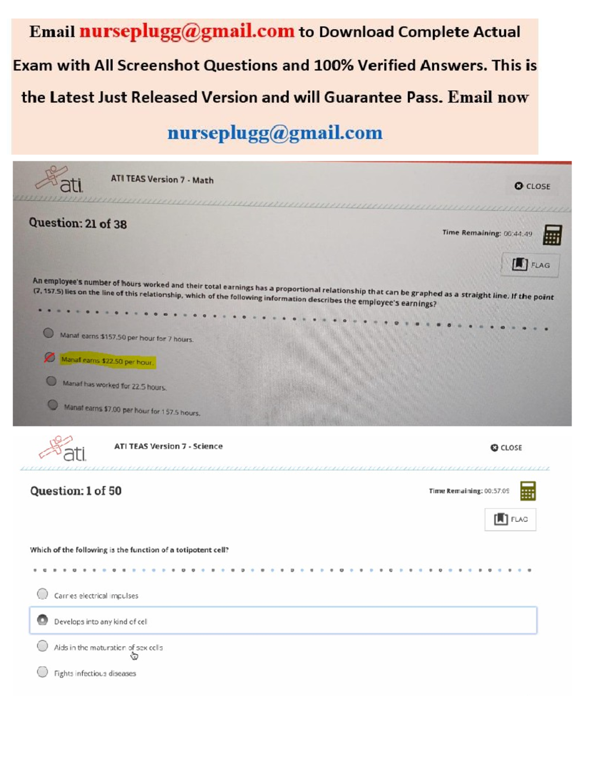 Pass ATI TEAS 7 Exam 2025: Complete Guide with Answers - Studocu