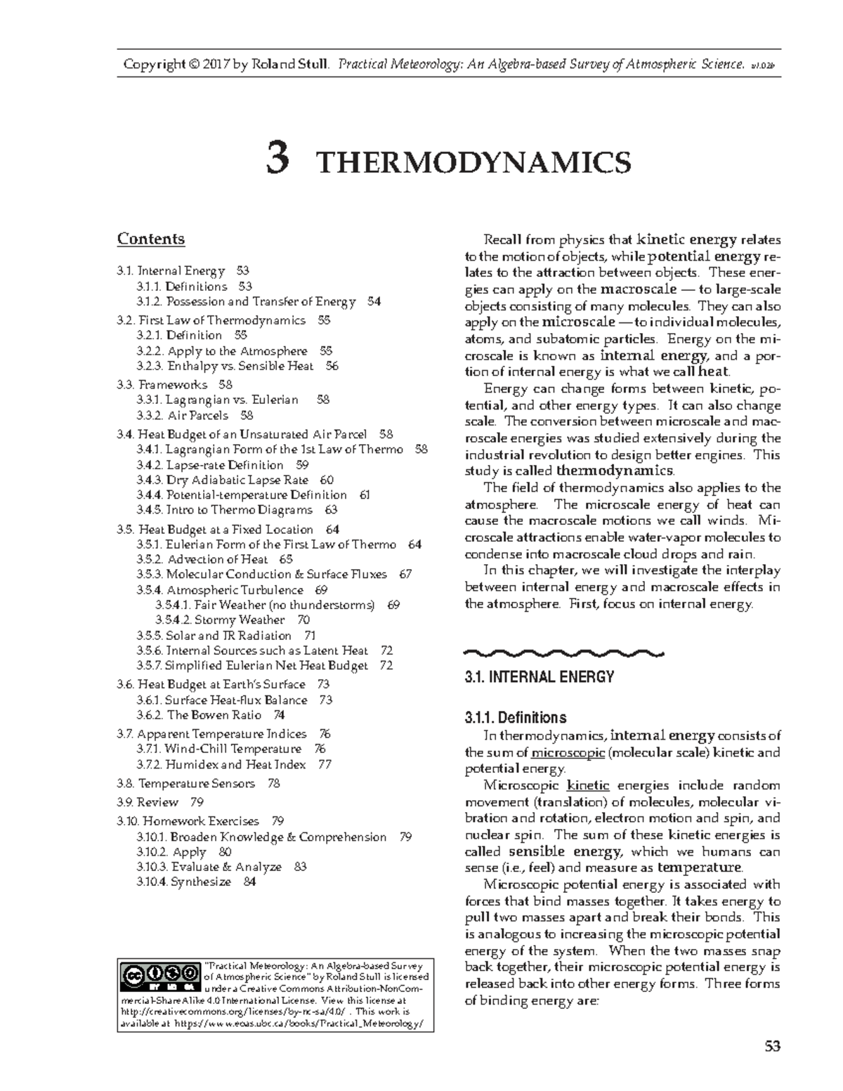 Ch03-thermo-v102b - AP Phs2 - 53 Copyright © 2017 by Roland Stull ...