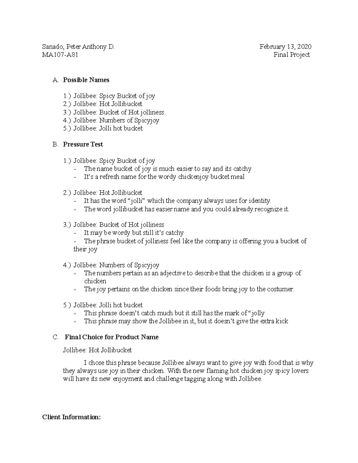 Finals Project (Writing for New Media) - Sanado, Peter Anthony D ...