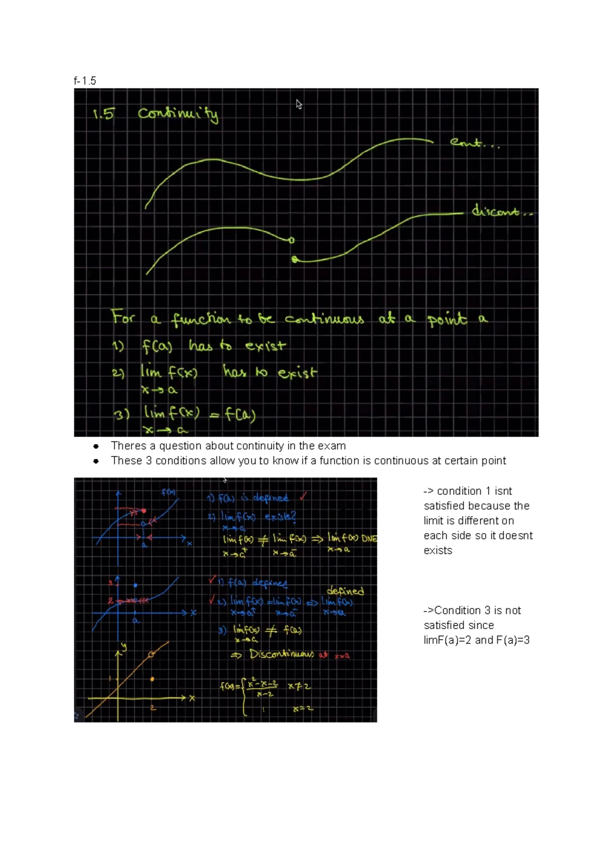 Final Exam Practice: Calculus I (201-103-DW) Fall 2019 - Studocu