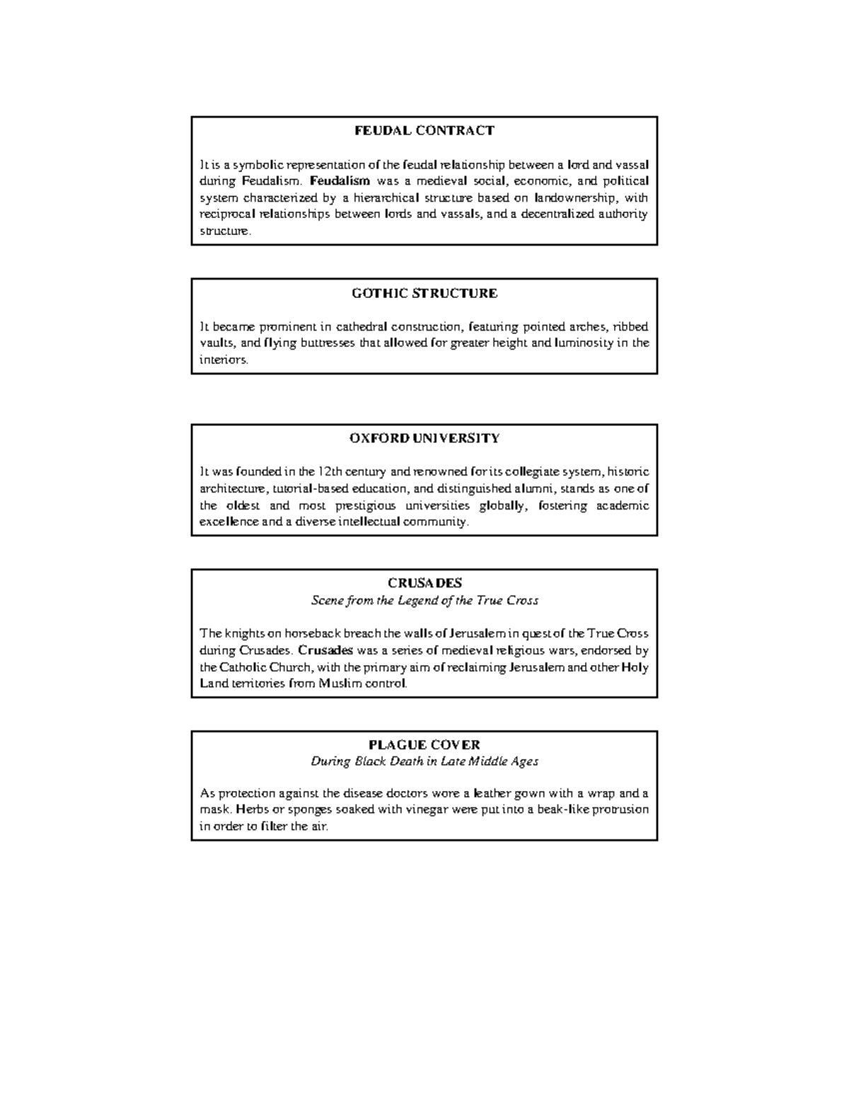 Medieval TEXT - FEUDAL CONTRACT It is a symbolic representation of the ...