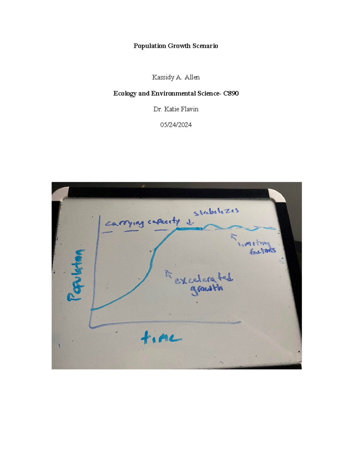 Task 1: Population Growth Factors in Ecology (Eco-Env Science - C ...