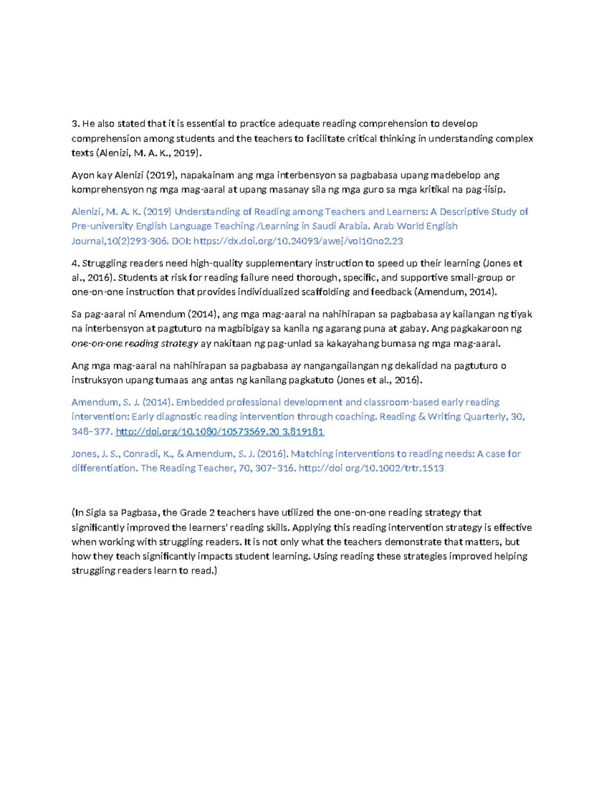 Reading Advocacy Literacy: Strategies for Supporting Struggling Readers ...