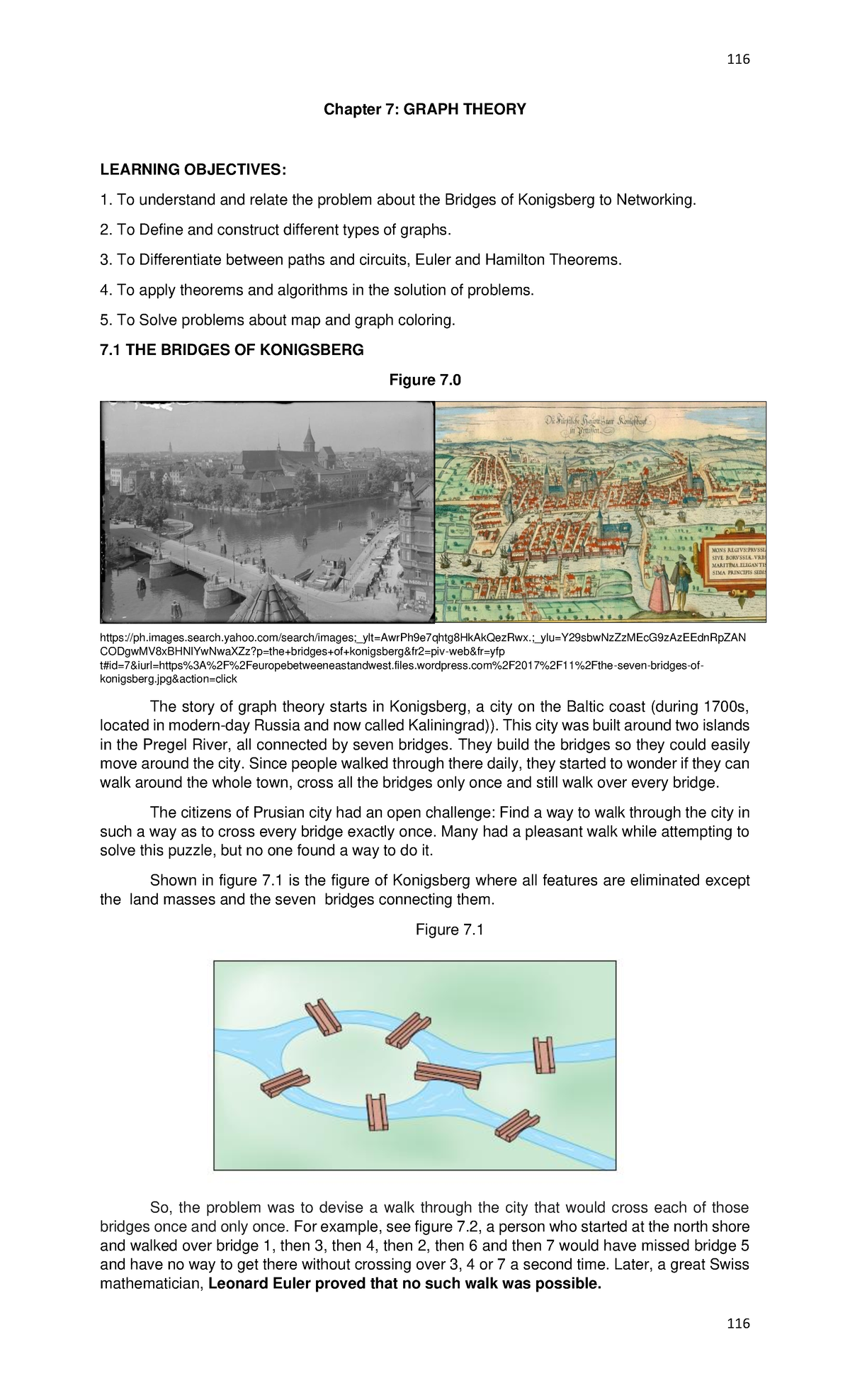 Chapter 7 Graph Theory Lecture Notes 7 Chapter 7 Graph Theory