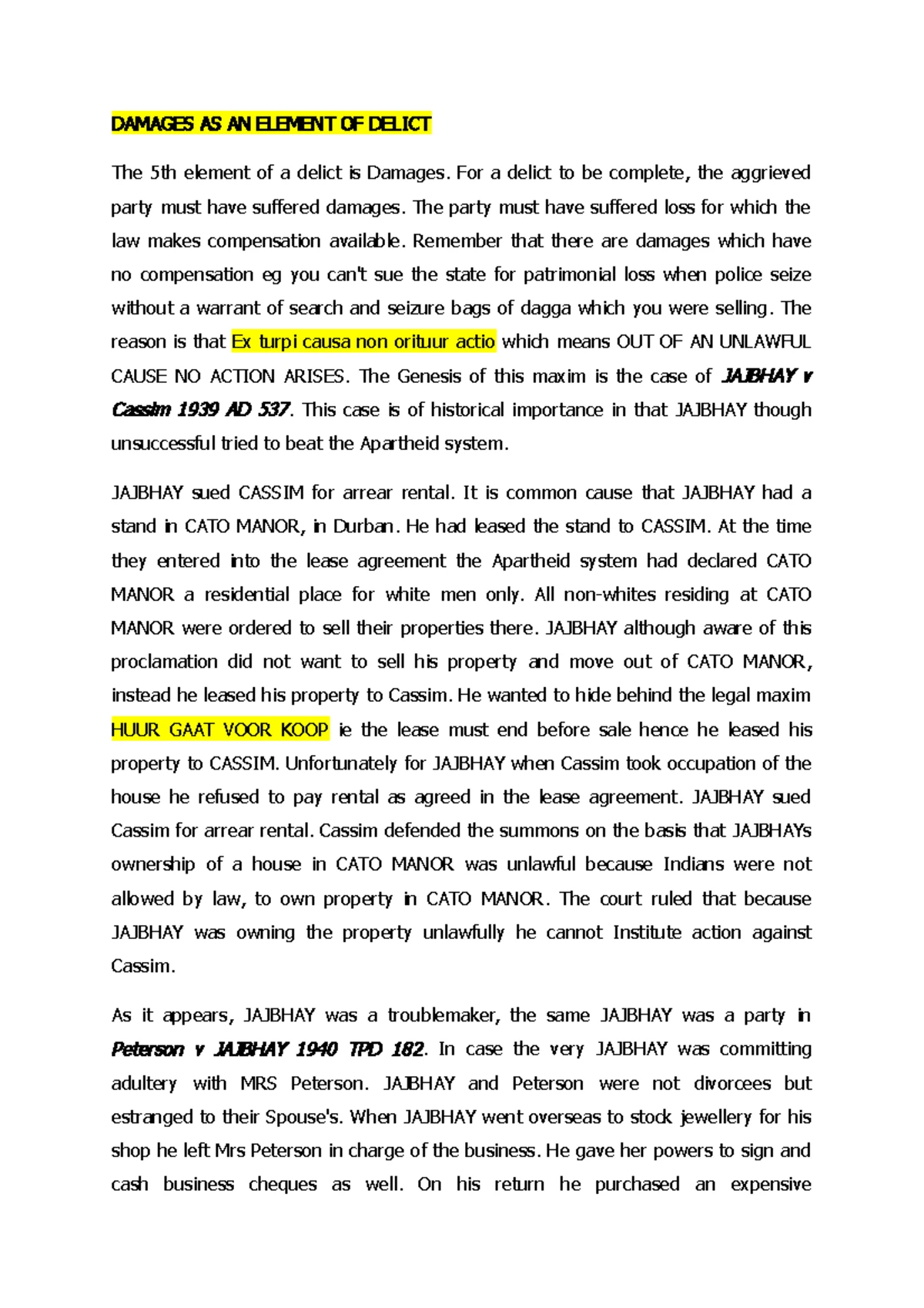 Chapter 5: Presumptions in Legislation and Their Applications - Studocu