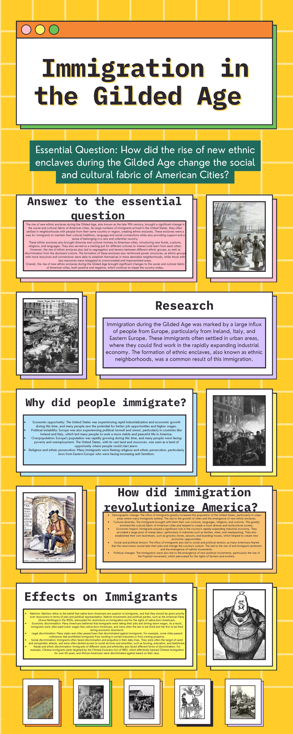 Gilded Age Immigration & Ethnic Enclaves: Socio-Cultural Impact Study ...