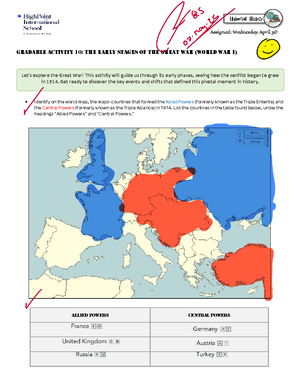 Trench Warfare Experiences: Letter from the Western Front - WWI - Studocu