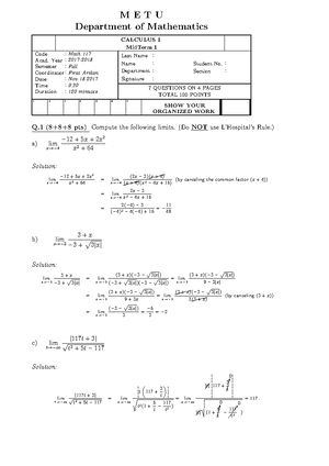 Booklet of the year - Prepared by: Risha Last Updated: 2020 - 2021 [MATH 119 BOOKLET] Road to ...
