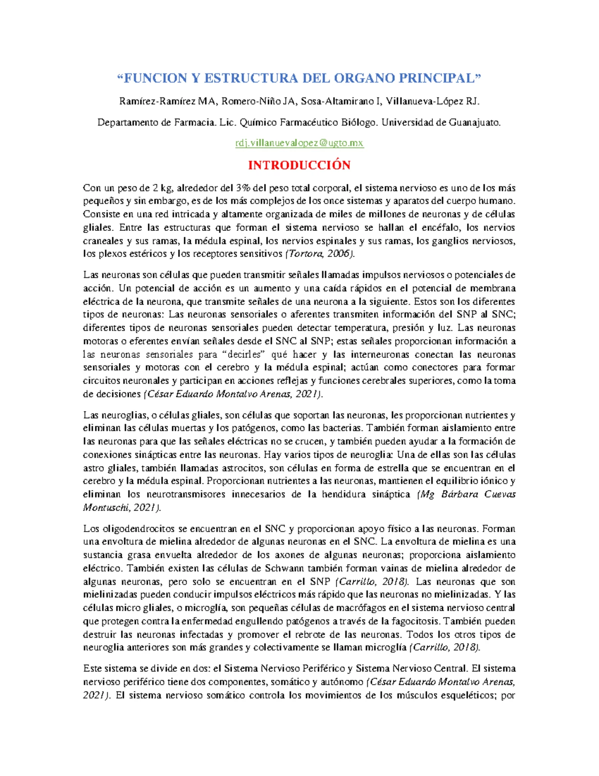 Reporte de la práctica 10 - Identificando músculos y huesos, disección ...