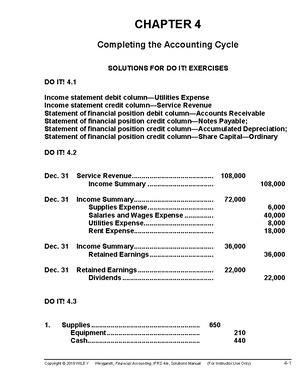 Accounting principles ch06 solution manual (IFRS) - CHAPTER 6 Inventories ASSIGNMENT ...