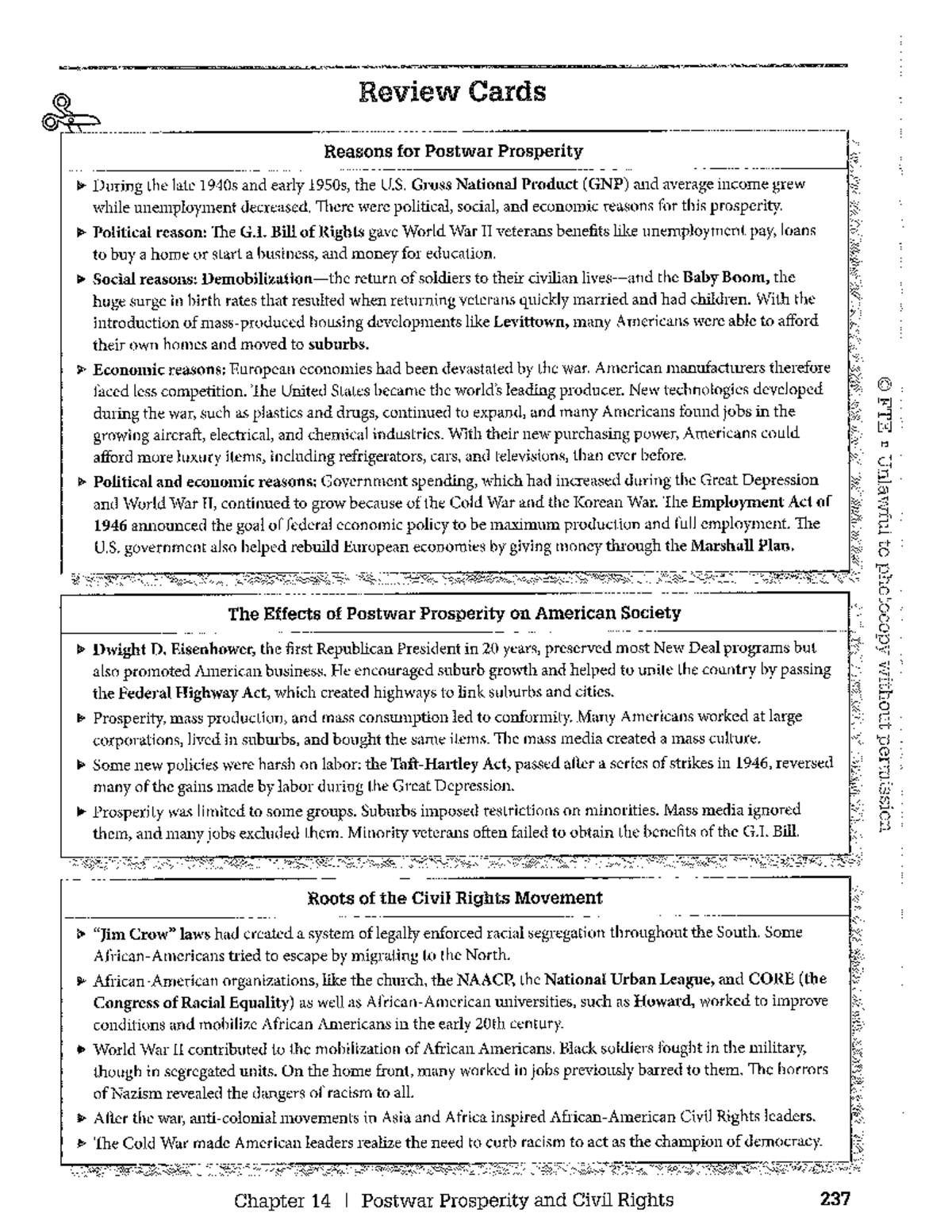 XYZ 101: Final Exam Notes on Postwar Prosperity & Civil Rights - Studocu