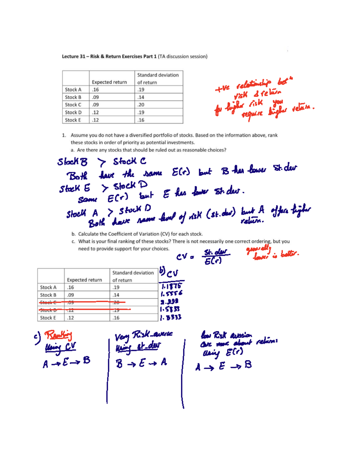 Risk and Return Analysis: Portfolio Management Insights (FIN101) - Ve ...