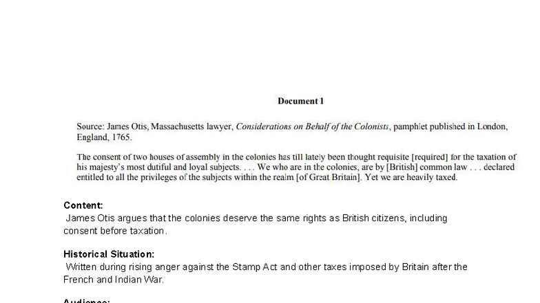 Unit 3 DBQ: Rights, Representation, and Revolutionary Voices - Studocu