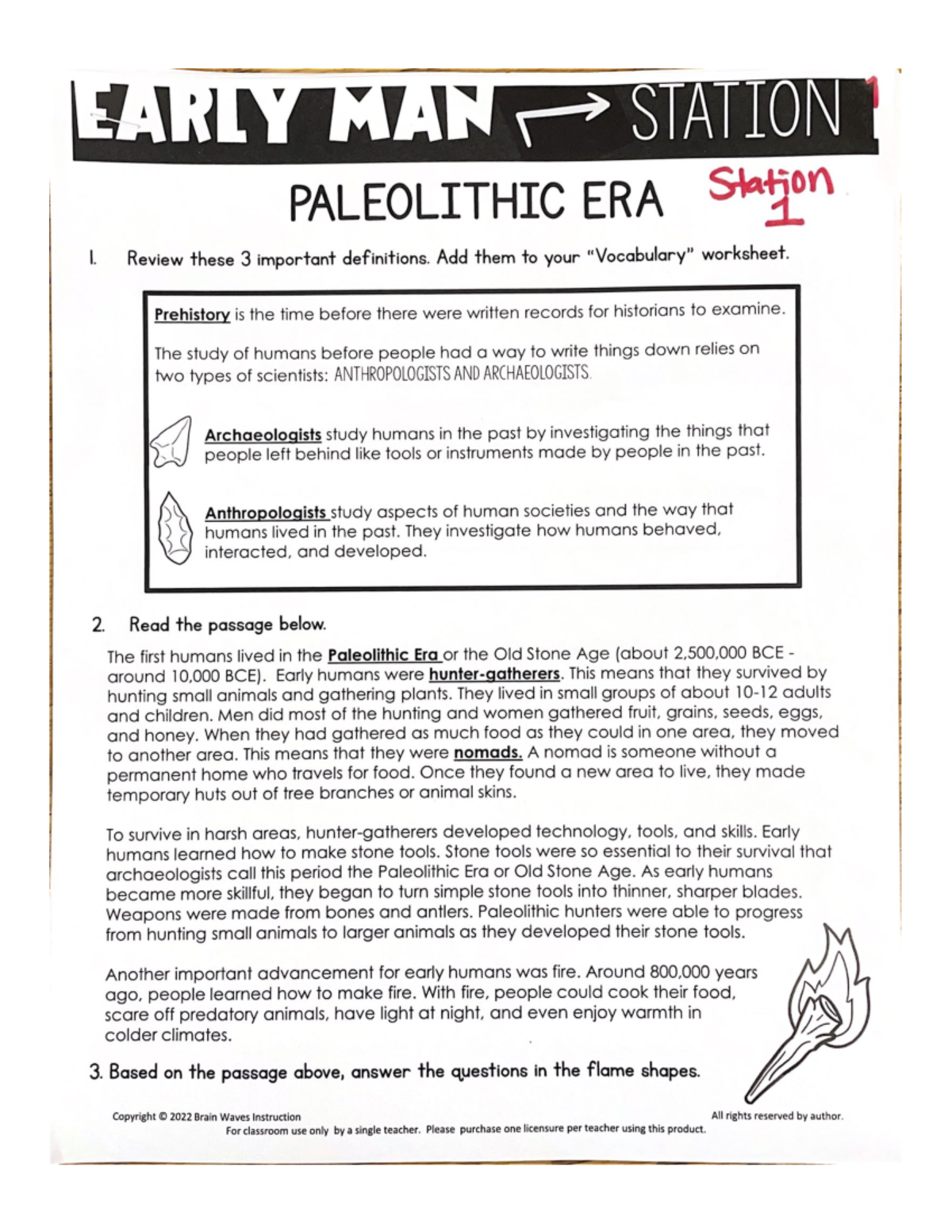 Paleolithic Era Study Guide (Prehistory 101) - Studocu