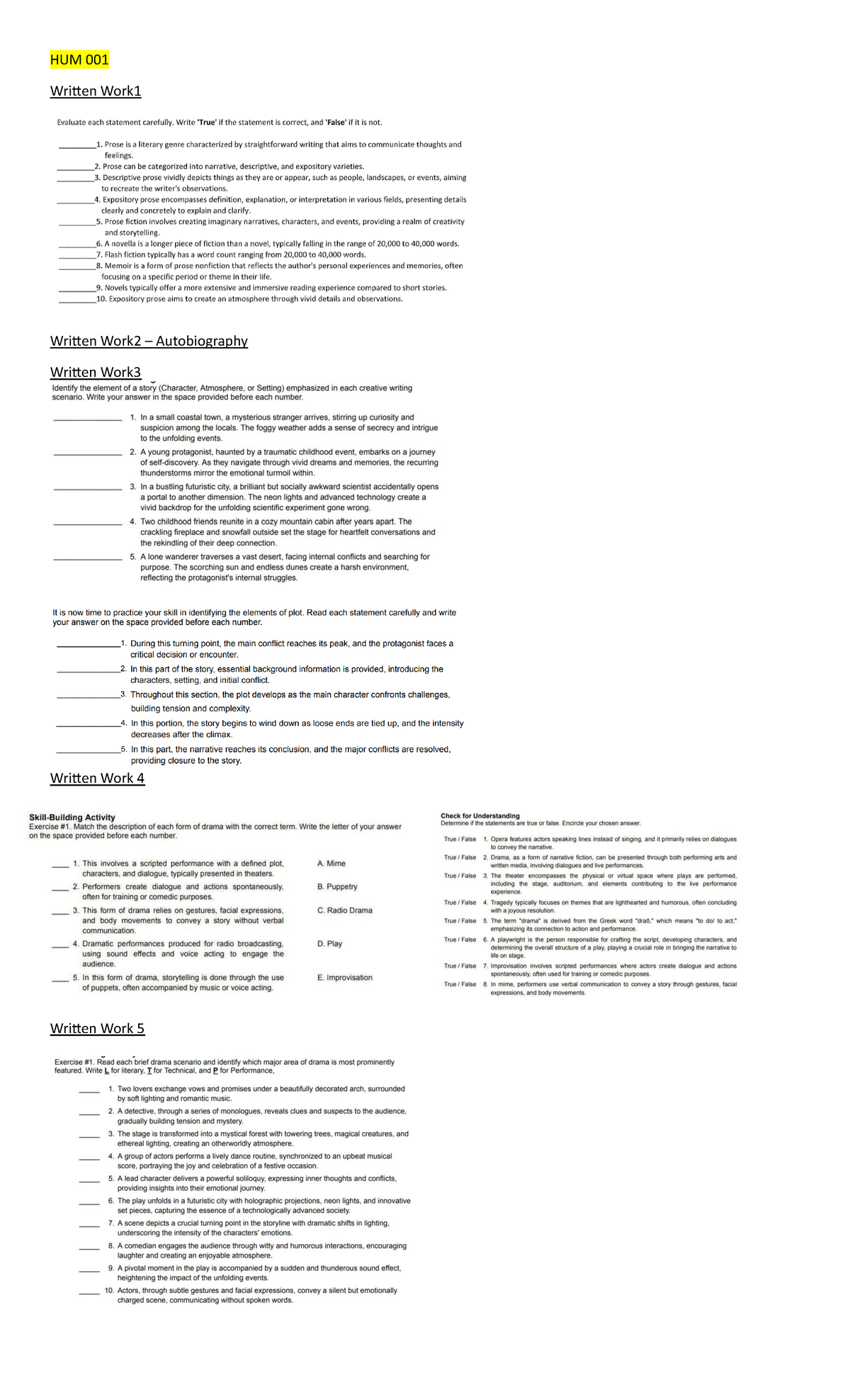 HUM-001-Written Works 2nd Q - human and social sciences strand ...