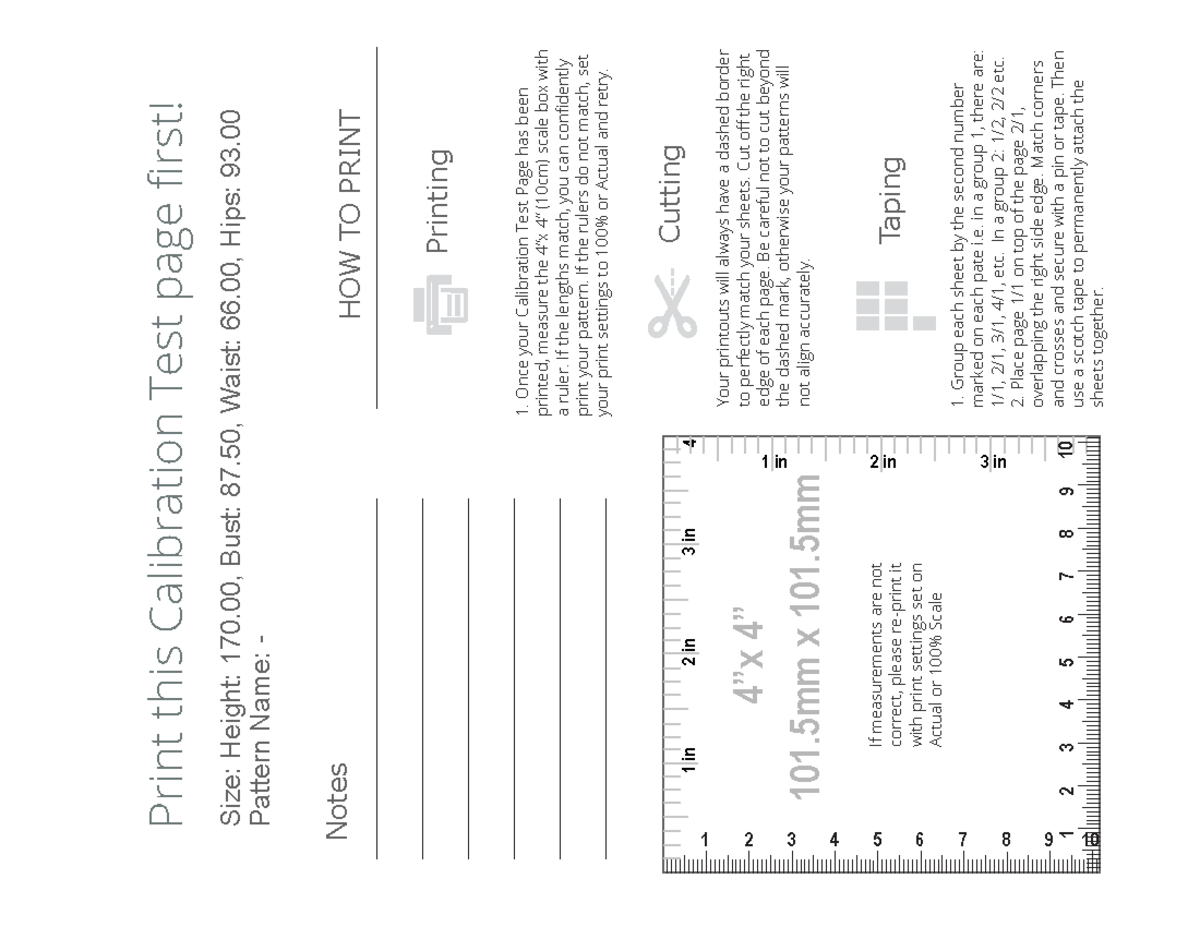 US 6 - Calibration Test Page Instructions for Sewing Machine - Studocu