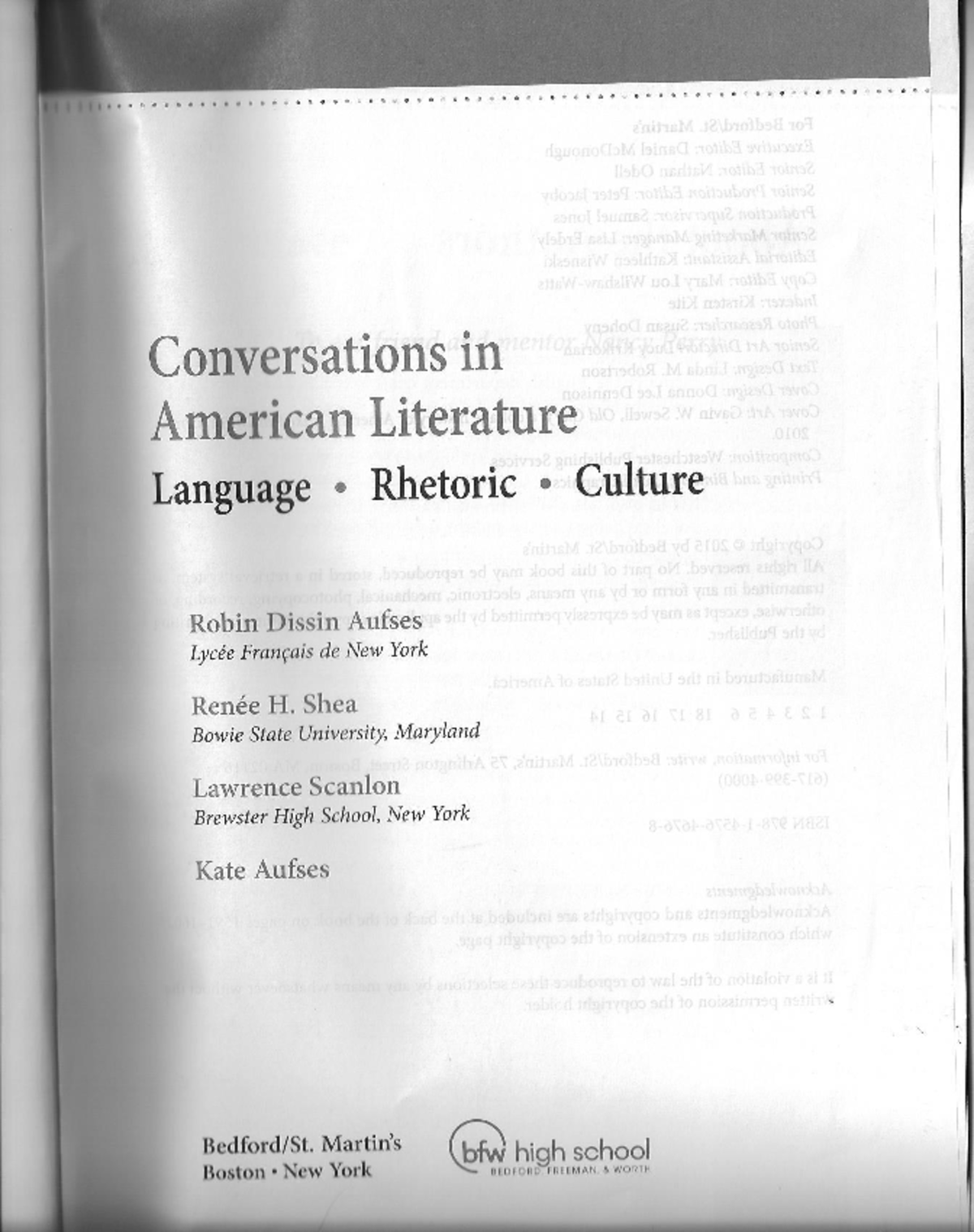 Conversations in American Literature: Unit 1 Overview - Studocu