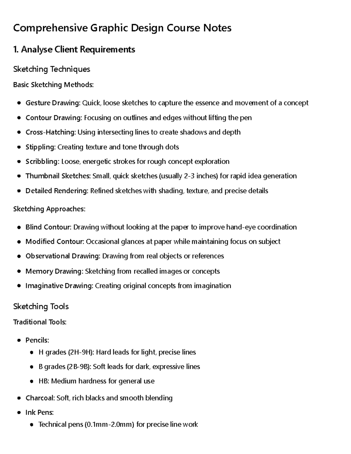 Comprehensive Graphic Design Course Notes (GD 101) - Studocu