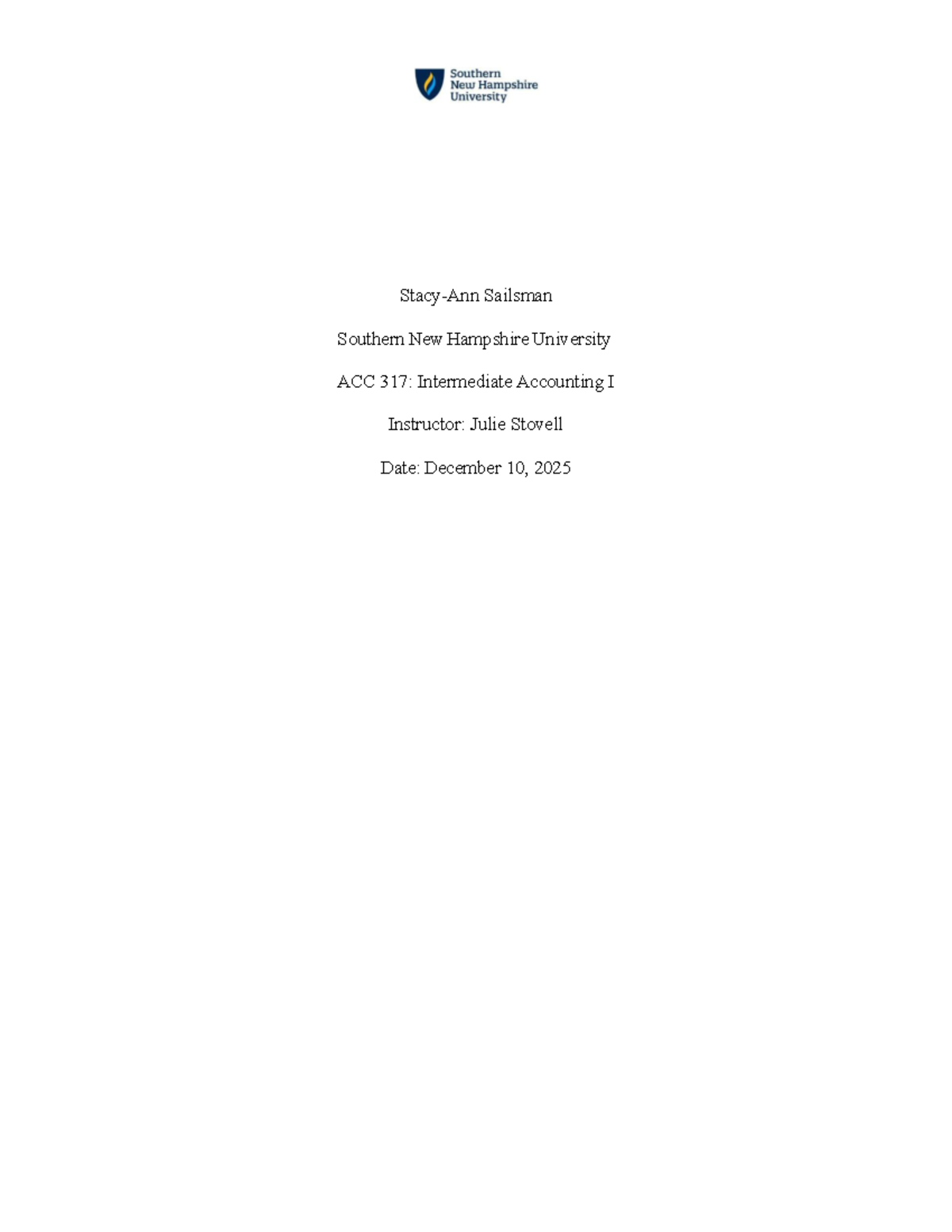 ACC 317: Project Two Analysis on Crew Assets and U.S. GAAP Compliance ...