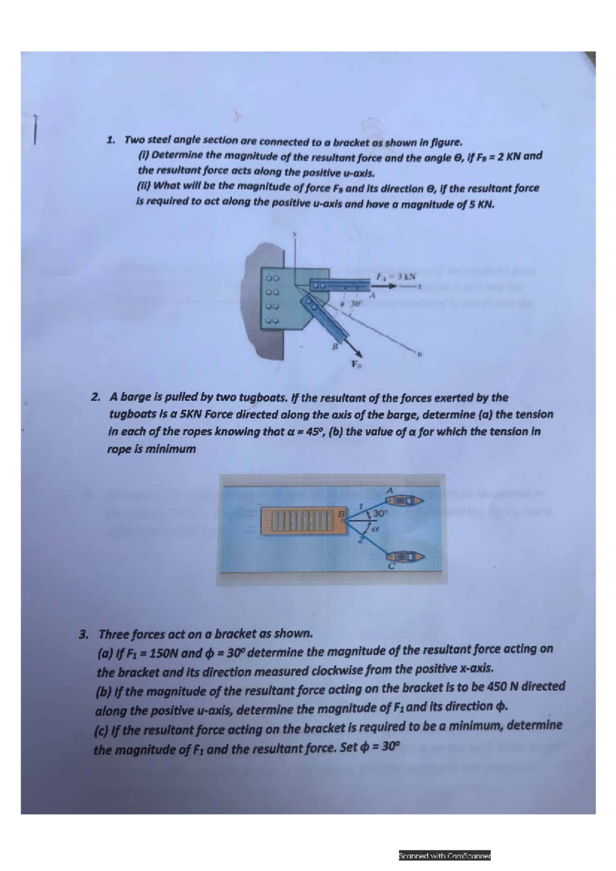 Applied Tutorial: Resultant Forces and Tensions in Structural Systems - Studocu